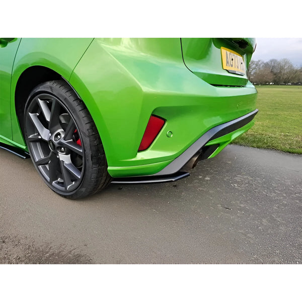 Focus MK4 ST/ST-Line Rear Splitters (Gloss Black) – KSB Autostyling