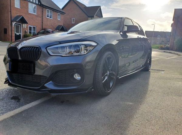 BMW 1 F20/21 Facelift LCI Splitter M-Sport V2 (WINGED) – KSB Autostyling