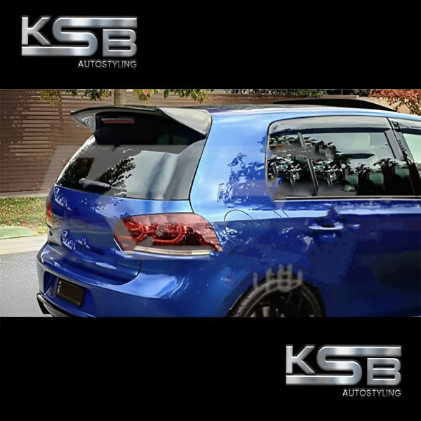 VW Golf MK6 GTD GTI R20 Osir Style Gloss Black Boot Spoiler 2008-2013 ...